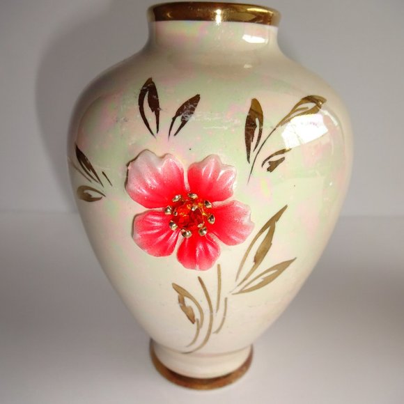 Vintage | Accents | Vintage Lusterware Vase Pitcher Handgemalt | Poshmark